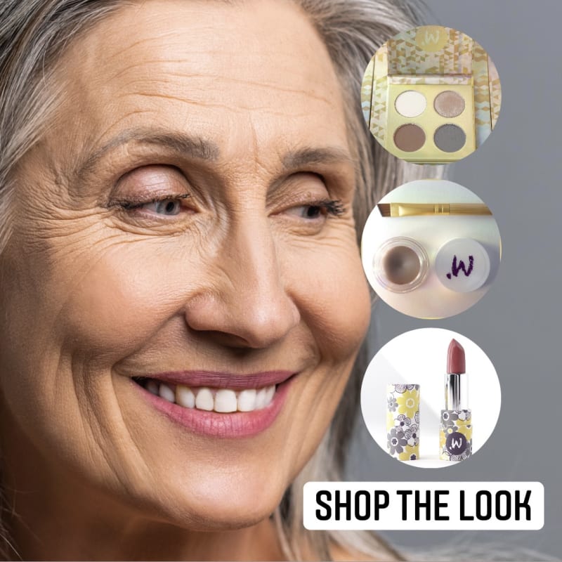 Fabulous makeup look for grey hair – Color The World